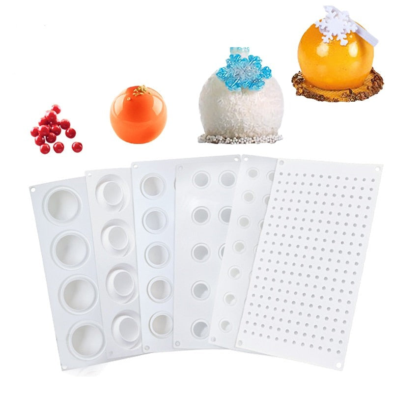 Spherical-Shaped Dessert Mousse Molds 3d – fridamolds